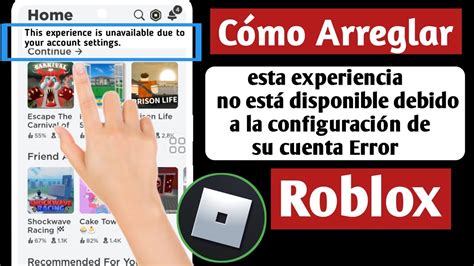 Cómo solucionar esta experiencia no está disponible debido a la