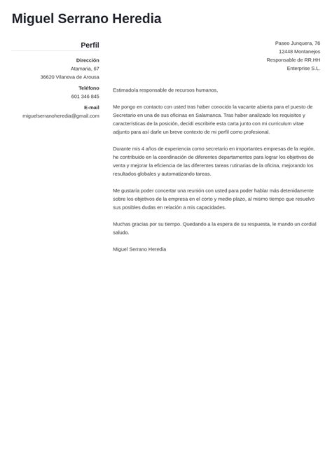 20 Plantillas De Carta De Presentación Para Word Gratis Free Download