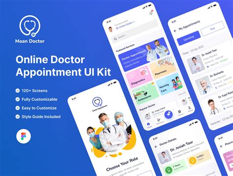 Online Doctor Appointment Booking App Ui Kit Artofit