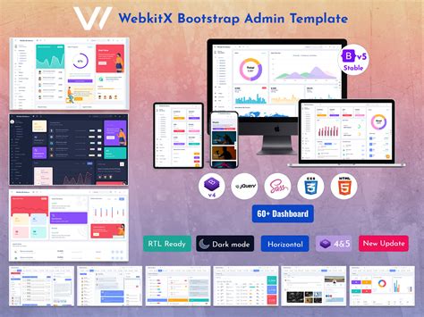 Revolutionize Your Web Projects With Bootstrap 5 UI Kit WebkitX Admin