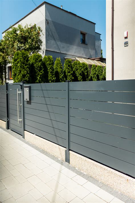 Ogrodzenie Aluminiowe Palisadowe Nowoczesne Zabrze Ogrodzenia