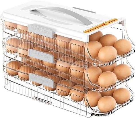 Amazon Egg Holder For Refrigerator 3 Layer Egg Storage Container