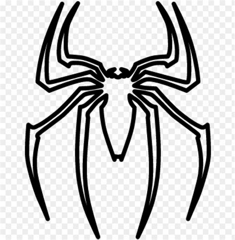 Spiderman Vector Black And White At Vectorified Collection Of