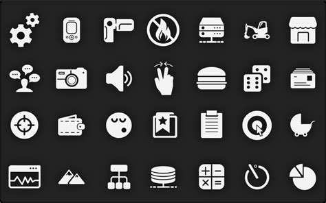 Glyph Icons Premium Pack Round Icons Glyph Icon Glyphs Icon Set