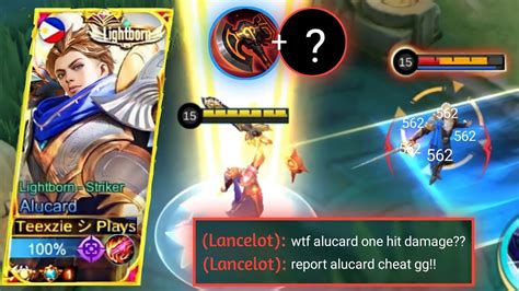 WTF DAMAGE New Best Alucard 1 Hit Build Emblem For Easy Win