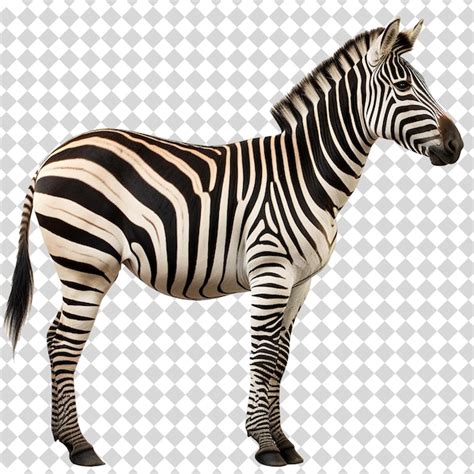 Premium PSD A Zebra Isolated On Transparent Background Psd File Format
