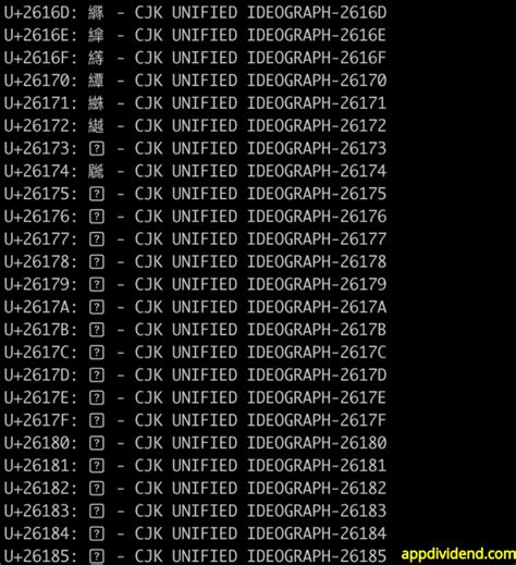 Printing All Unicode Characters With Python