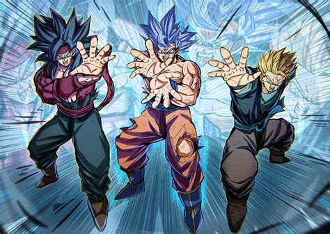Son Goku Son Gohan Bardock Son Gohan Bardock And 1 More Dragon