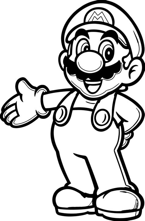 Dibujos Mario Bros para colorear 100 imágenes se imprimen gratis