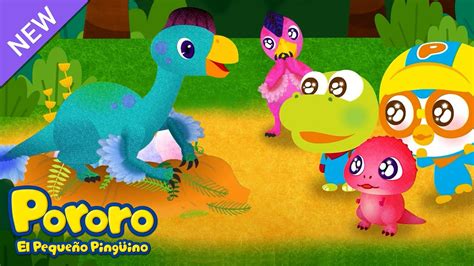 Pororo y Oviraptor Canción de Dinosaurio Pororo en español YouTube