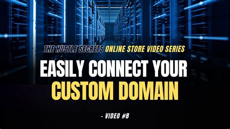 Connect Domains Easily To Your Online Store Free Shopify Tutorial