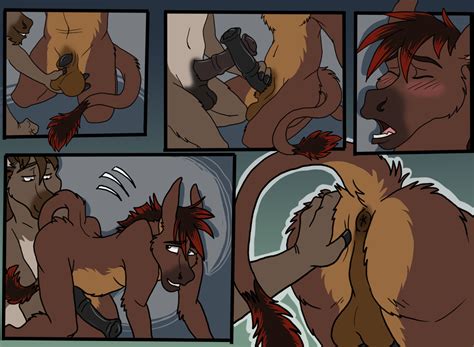 Rule Anthro Ass Bent Over Blush Donkey Equine Gay Hooves Male