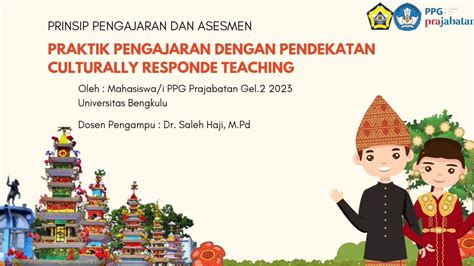 Penerapan Pendekatan Crt Culturally Responsive Teaching Youtube