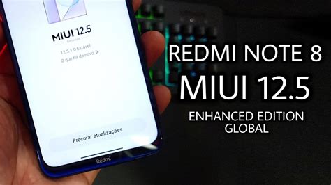 BOOOM Finalmente Redmi Note 8 MIUI 12 5 Enhanced Edition Global