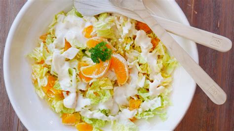 Chinakohl Mandarinen Salat My Happy Yoga Kitchen