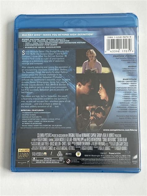 Cruel Intentions Blu Ray Rare Oop New Sealed Ebay