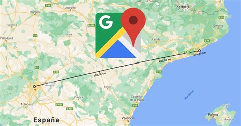 Cómo medir distancias entre dos puntos del mapa de Google Maps