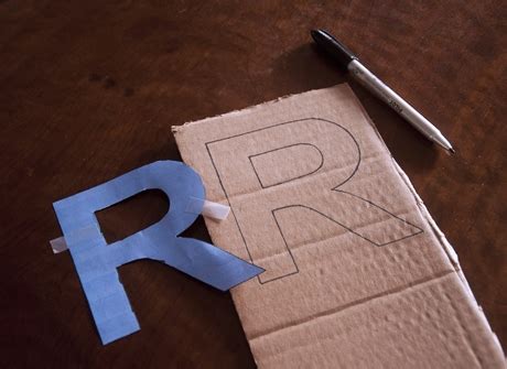 Letras Decoradas de Papelão Como Fazer