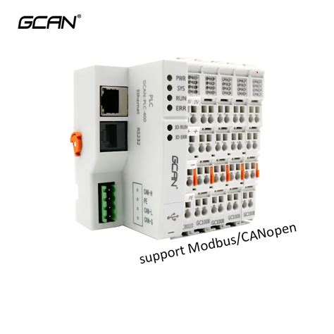 GCAN PLC Programmable Logic Controller Support RS232 482 Ethernet