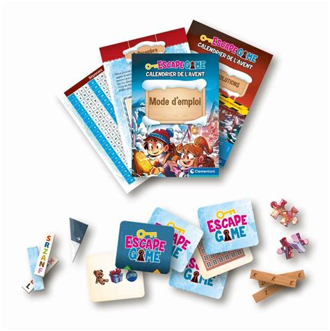 Calendrier De L Avent Escape Game Clementoni Prix Carrefour