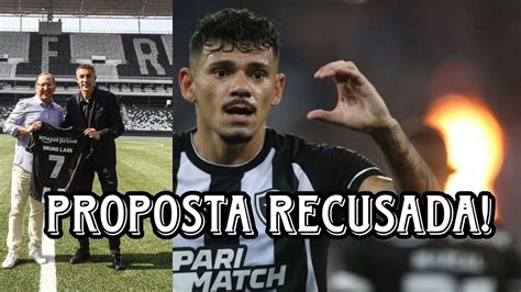 BOTAFOGO RECUSA PROPOSTA POR TIQUINHO SOARES BRUNO LAGE APRESENTADO