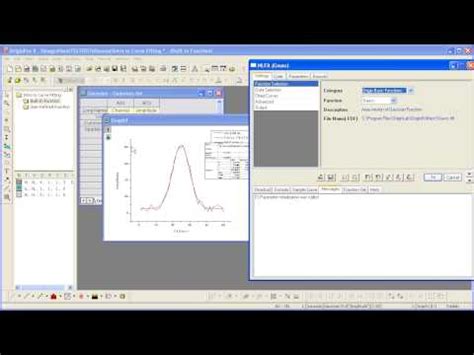 Curve Fitting Origin Introduction To Curve Fitting Youtube