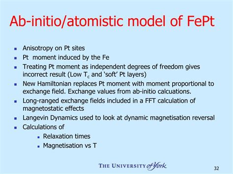 Ppt Atomistic Modelling Basic Approach And Pump Probe Calculations