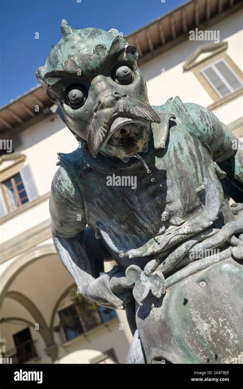 Monstres De Bronze Par Pietro Tacca Sur Le Fontani Dei Mostri Marini