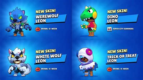 Todas Las Skins De Leon En Brawl Stars