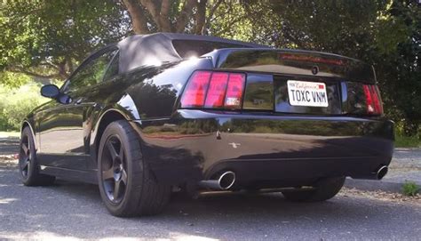 Black And Brushed Rear Bumper Inserts Svtperformance