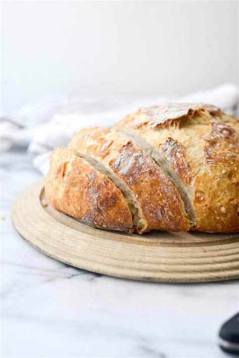 No Knead Rustic Bread Simply Scratch