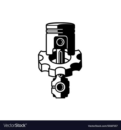 Repair Piston Royalty Free Vector Image VectorStock