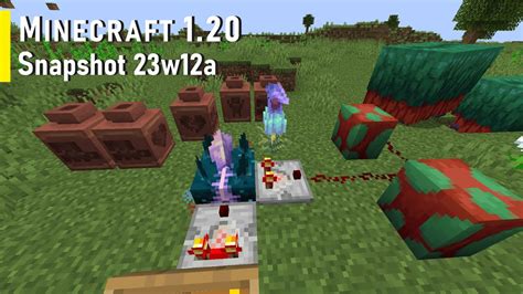 Minecraft 1 20 Snapshot 23w12a BIG SNAPSHOT TIME YouTube