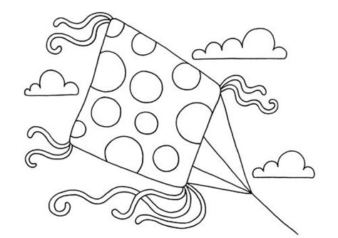 Coloriage Pour L T Le Cerf Volant