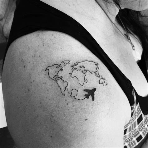40 Tatouages Carte Du Monde TATOUEZ
