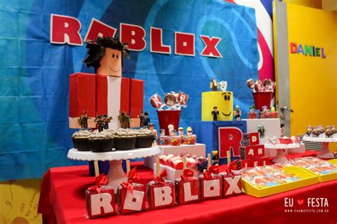 Festa Roblox Ideias Para Montar Mesa Decorada Roblox Fiestas De