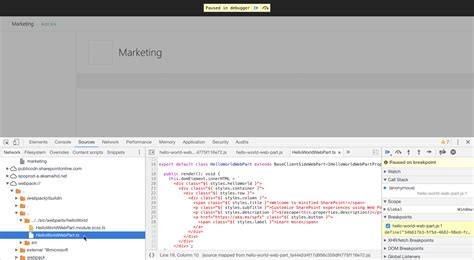 Easily Debug Production Version Of Your SharePoint Framework Solution