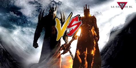 El Señor de los anillos Sauron vs Morgoth