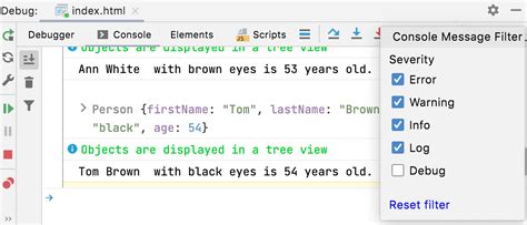 Interactive Debugger Console IntelliJ IDEA Documentation