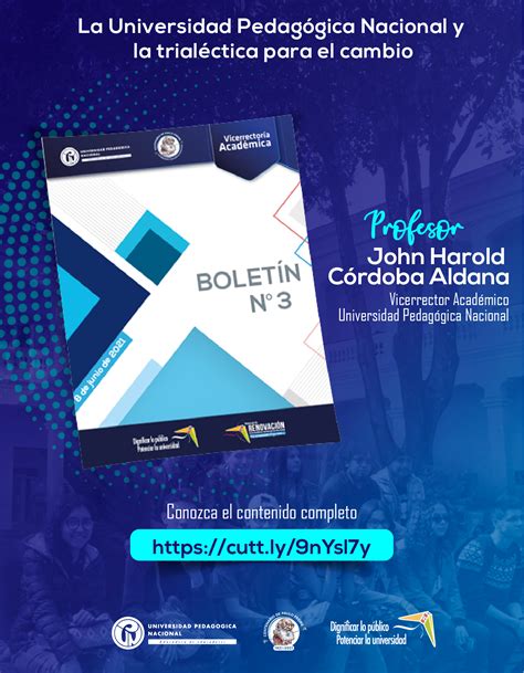 BOLETÍN VAC NO 3 LA UNIVERSIDAD PEDAGÓGICA NACIONAL Y LA TRIALÉCTICA