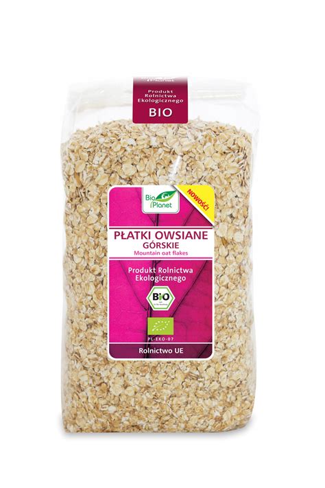 Płatki Owsiane Górskie BIO 600g BIO PLANET 13156166542 Allegro pl