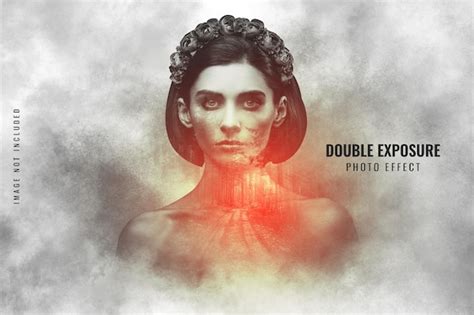 Efecto fotográfico cinematográfico de doble exposición Archivo PSD