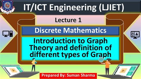 lec 01 introduction to graph theory and types of graph discrete mathematics it ict
