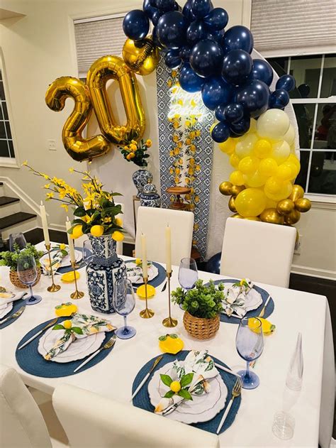 Amalfi Coast Theme Birthday Table Decorations Decor Home Decor