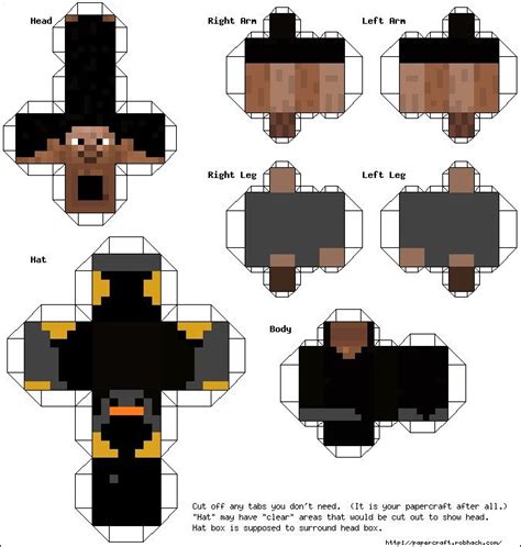 Printable Minecraft Characters Cutouts