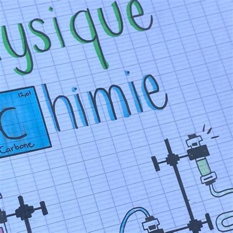 Andréa 22 on Instagram Page de garde de physique chimie