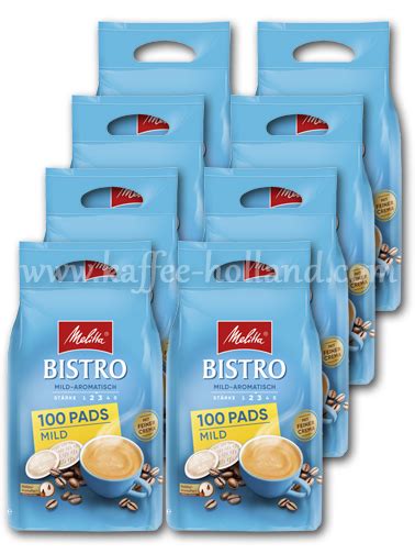 Melitta Café Bistro Mild Aromatisch 8x100 Pods Kaffee Holland