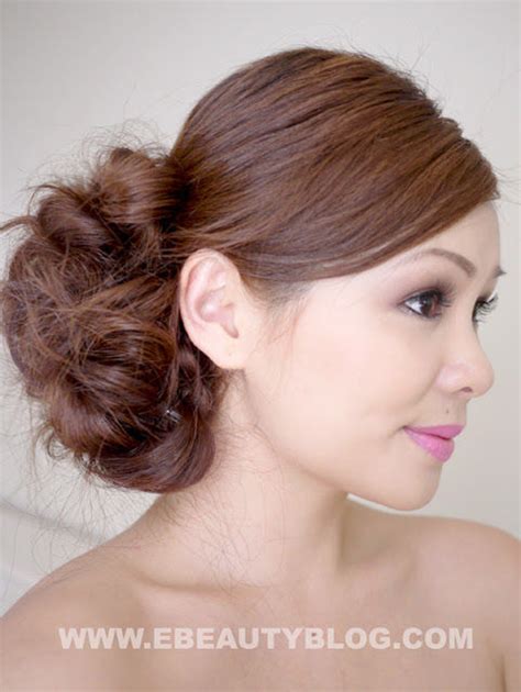 Messy Hair Side Bun Tutorial