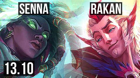 SENNA Varus Vs RAKAN Ezreal SUP 1 0 4 500 Games KR Master