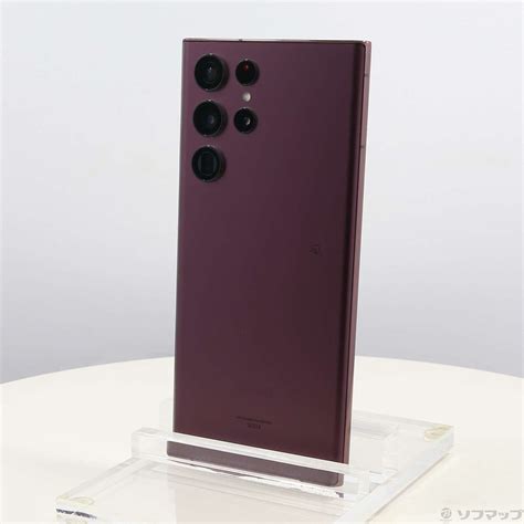 中古Galaxy S22 Ultra 256GB バーガンディ SCG14 au SIMフリー 2133055733697 リコレ